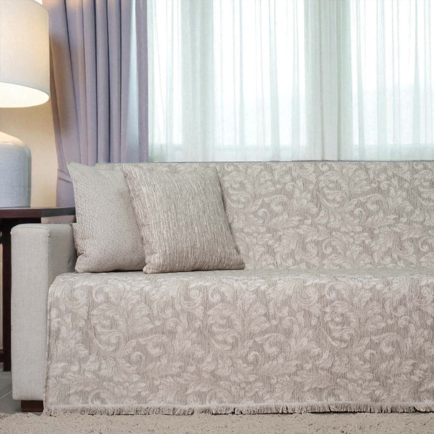 Ριχτάρι Τετραθέσιου 180×340 Cotone | Silya Γκρεζ – Rixtarimaxilari.gr